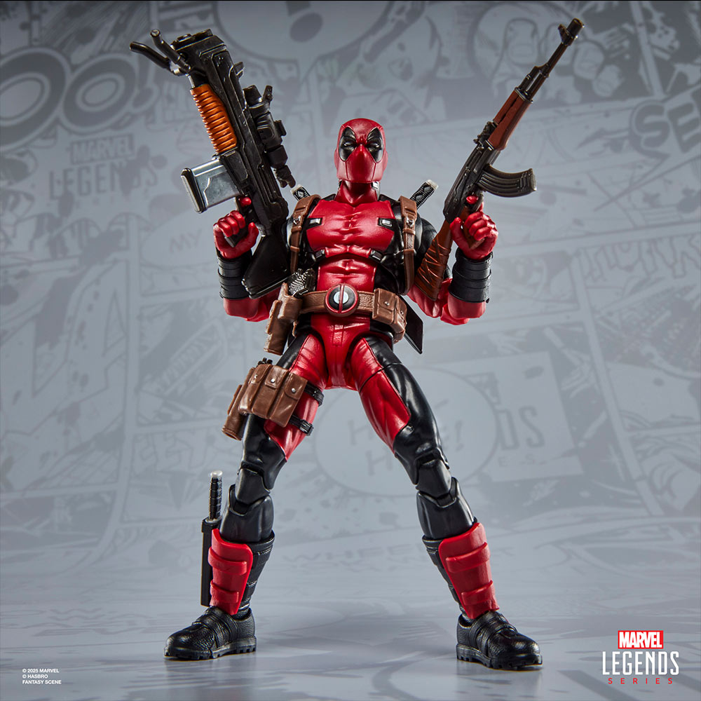 Marvel - Marvel Legends Maximum Series Deadpool Action Figure with Doop ...
