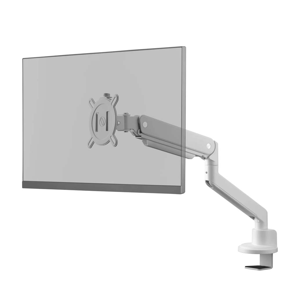 One For All - Universal Single Solid Monitor Arm - White - PC - EB ...