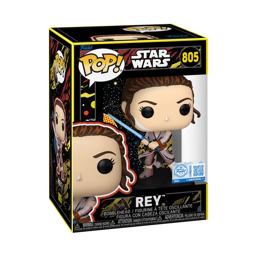 Star Wars - Rey Retro Pop! Vinyl Figure - Toys and Collectibles - EB ...