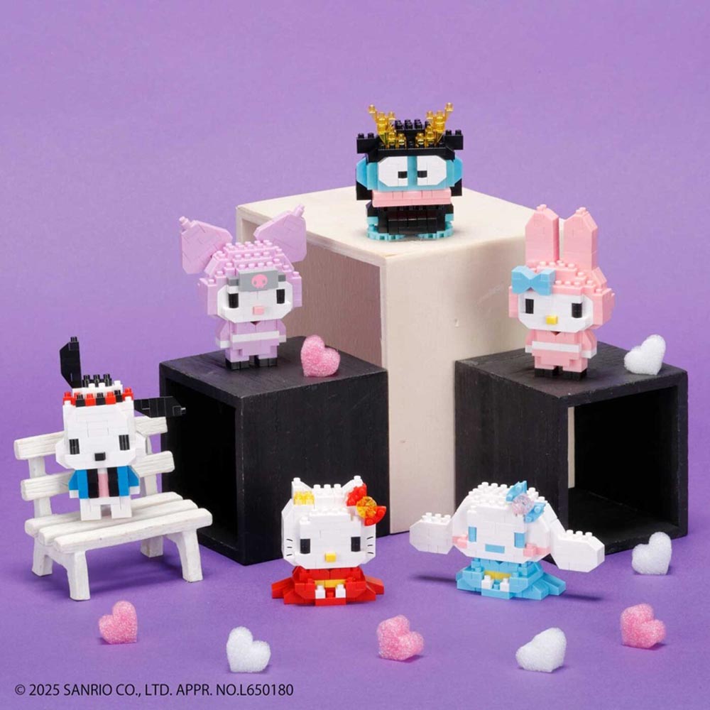 Sanrio - Hello Kitty - My Melody Ninja nanoblocks Figure - Toys & Gadgets - ZiNG Pop Culture