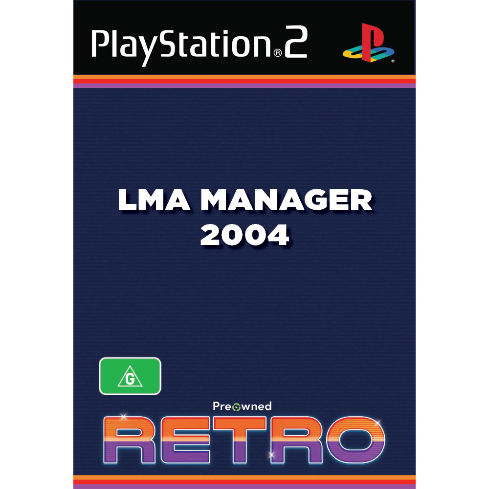 LMA Manager 2004 (preowned) - PlayStation 2 - EB Games Australia