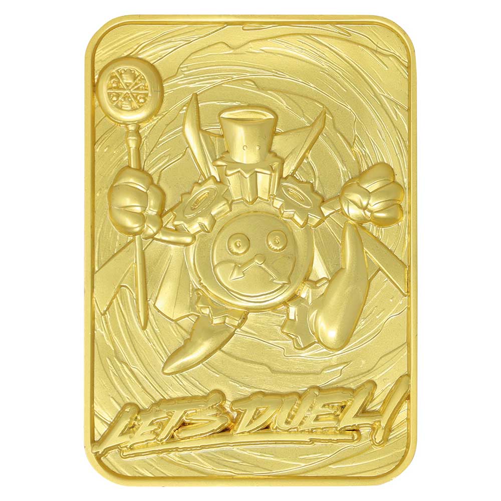 Yu-Gi-Oh! - Time Wizard 24k Gold Plated Time Wizard Metal Card - Toys ...