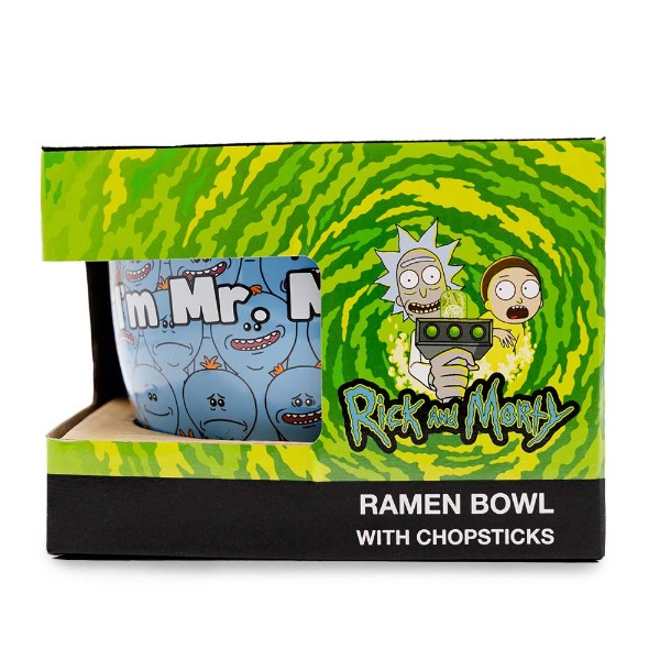 Rick and Morty - Mr Meeseeks Ramen Bowl with Chopsticks - Things For ...
