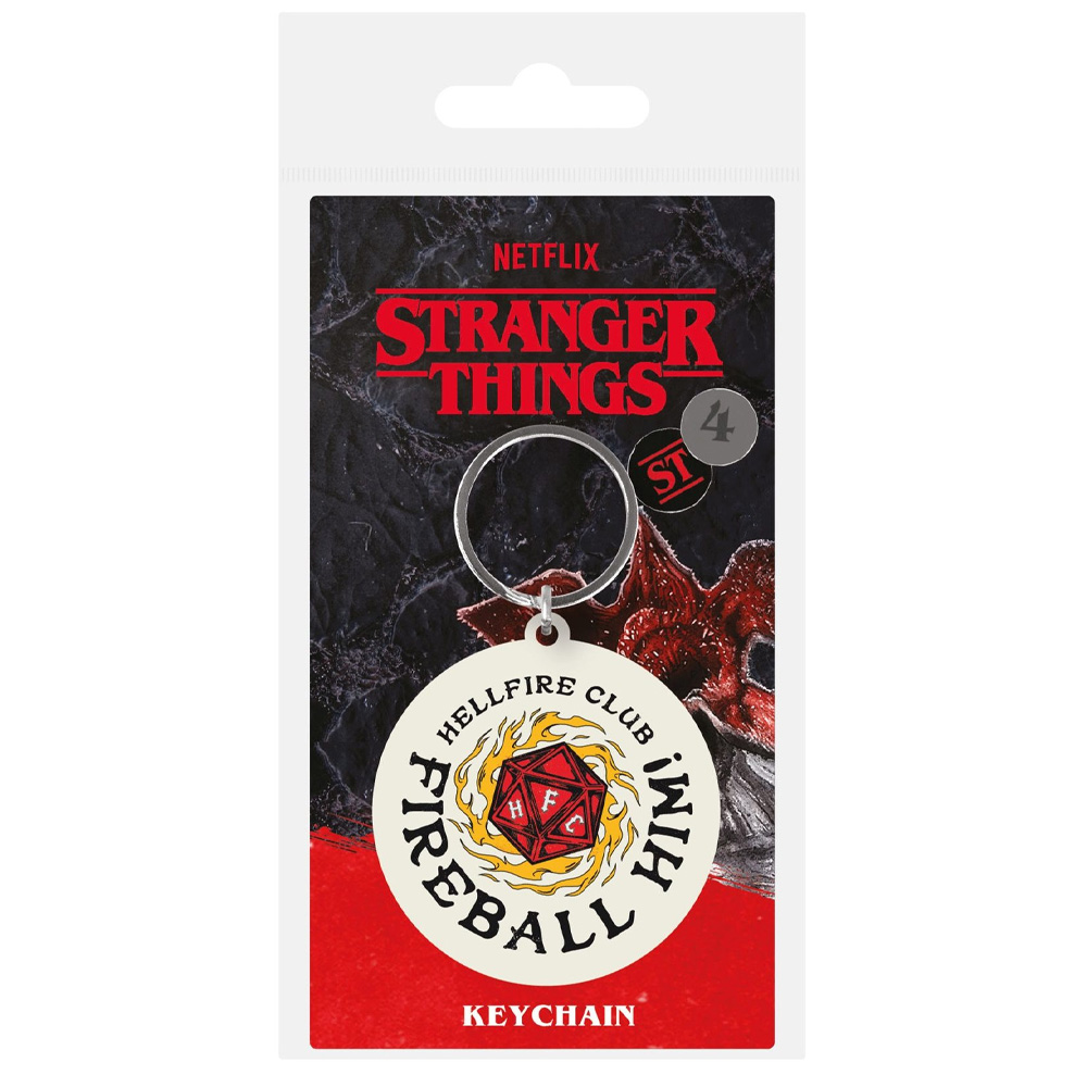 Stranger Things - Fireball Him Keyring - Toys and Collectibles - EB ...