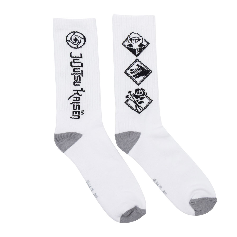 Jujutsu Kaisen - Cursed Logos Sport Socks - Clothing - ZiNG Pop Culture