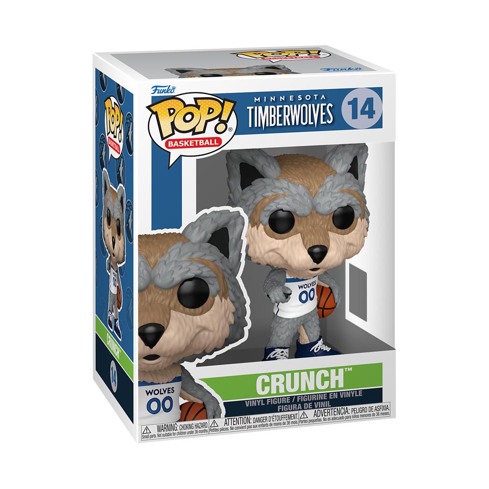 NBA - Mascots - Crunch the Wolf (Minnesota Timberwolves) Pop! Vinyl ...