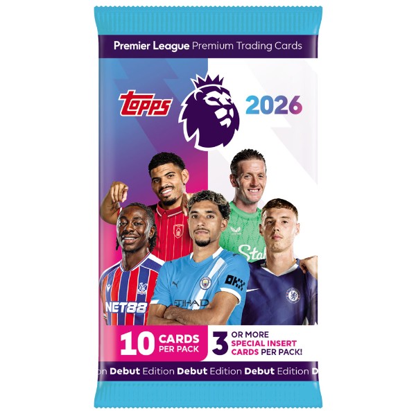 EPL - TC - Topps 2026 Premier League Booster - Trading Cards - ZiNG Pop ...
