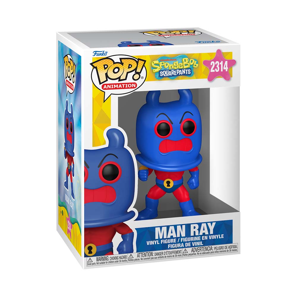 SpongeBob SquarePants - Man Ray Pop! Vinyl Figure - Toys and ...