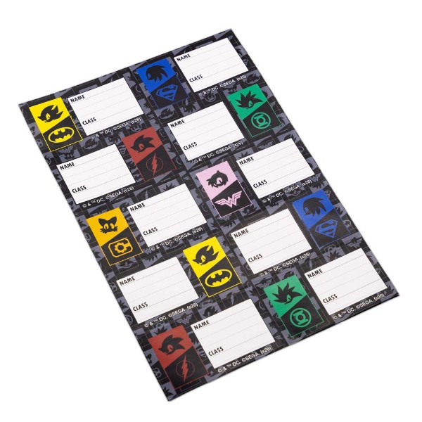 DC X Sonic the Hedgehog - Character Book Labels - Toys and Collectibles ...