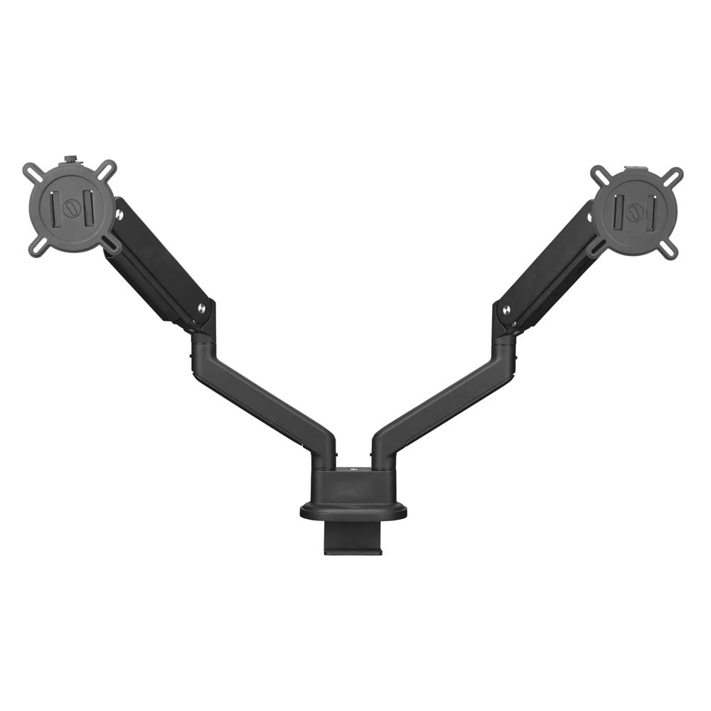 One For All - Universal Dual Solid Monitor Arm - Black - PC - EB Games ...