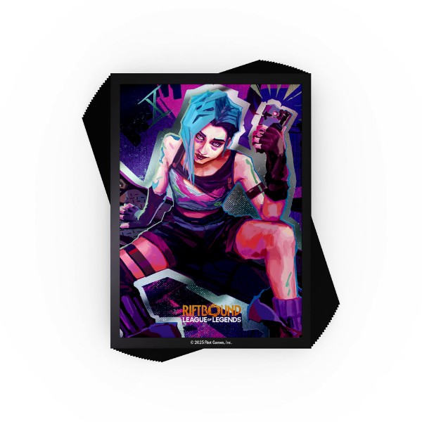 League of Legends - Riftbound Origins Jinx Card Sleeves - Toys and ...