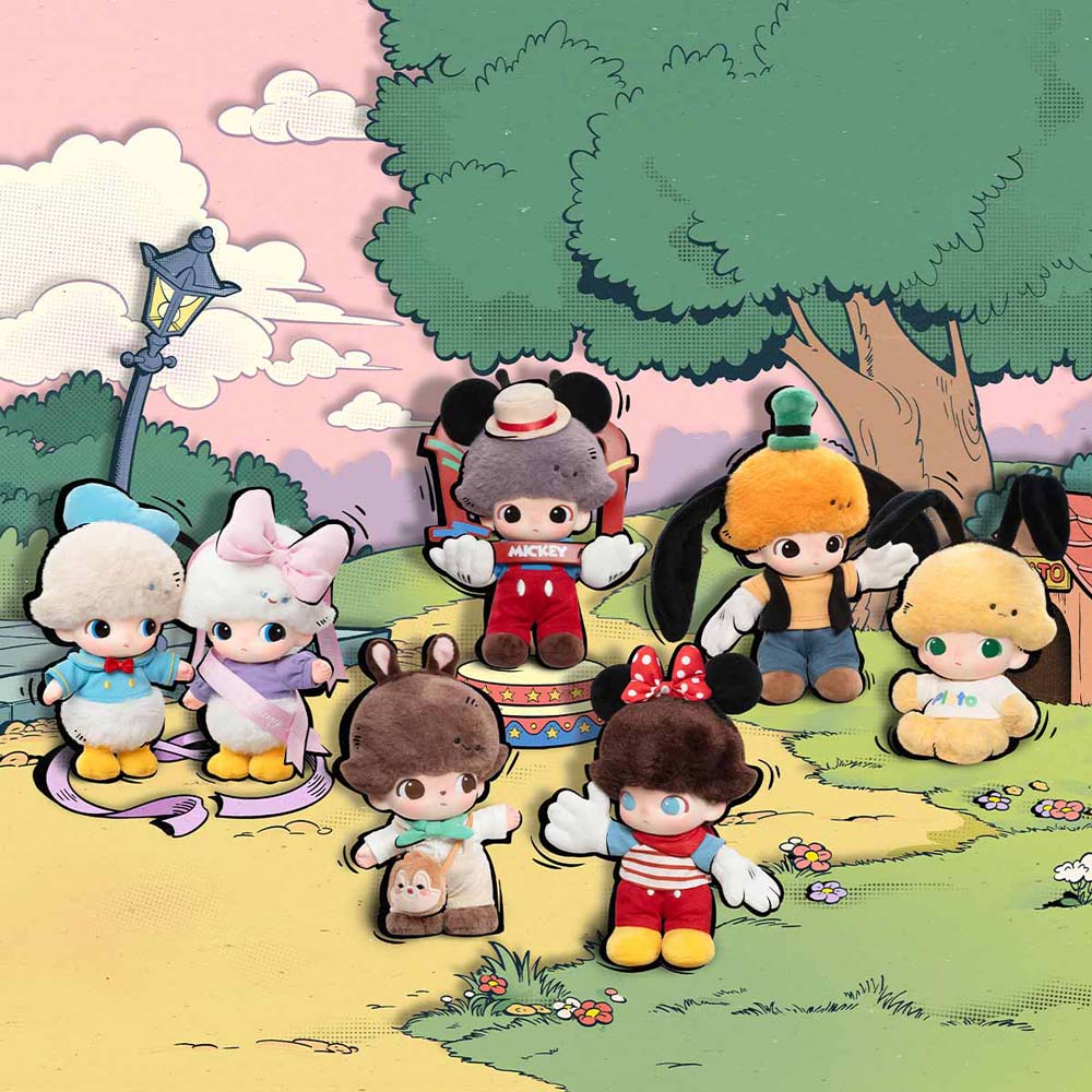 POP MART - DIMOO WORLD x DISNEY Vinyl Plush Keychain Series Blind Box ...