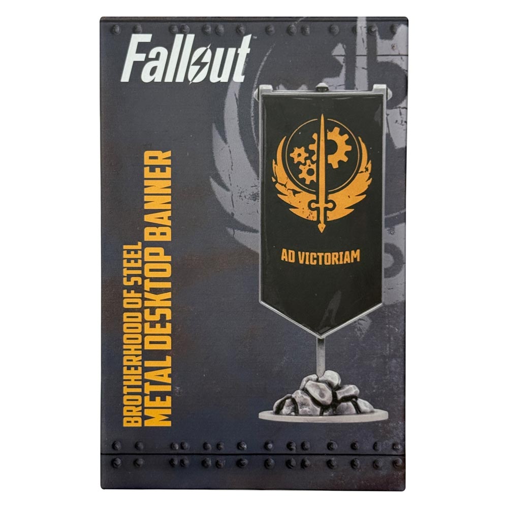 Fallout - Brotherhood of Steel Metal Desktop Banner - Toys and ...