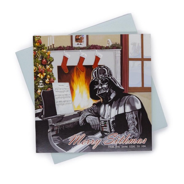 Star Wars - Merry Sithmas Christmas Greeting Card - Things For Home ...