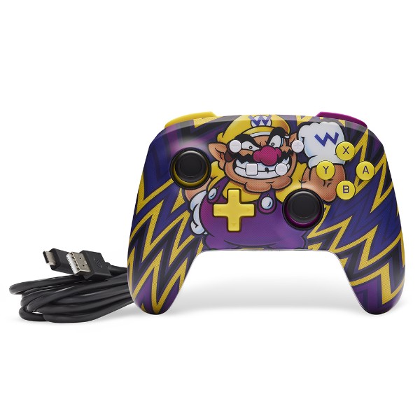 PowerA Enhanced Wireless Controller for Nintendo Switch - Wario ...