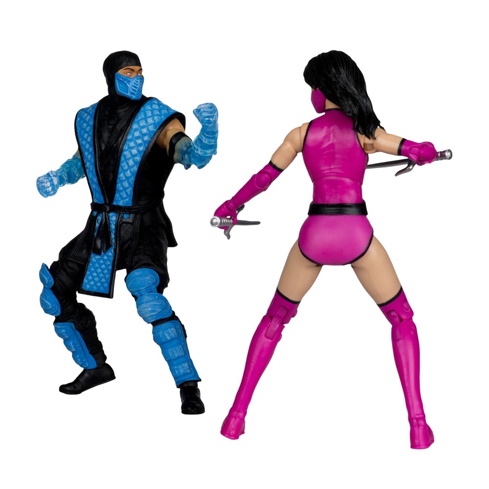 Mortal Kombat - Klassic Sub-Zero vs. Mileena Deluxe 7" Scale Action Figure 2-Pack - Toys and ...