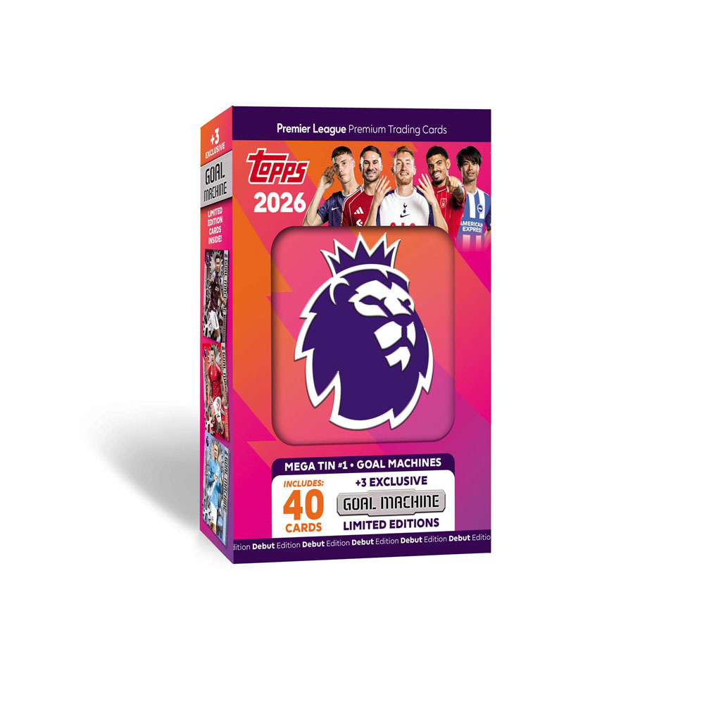 EPL - TC - Topps 2026 Premier League Mega Tin (Assorted) - Toys and Collectibles - EB Games ...