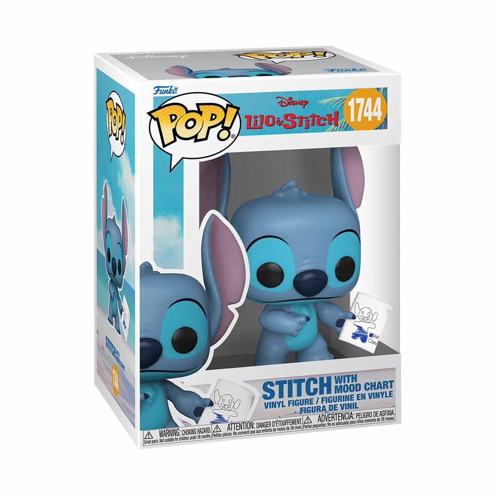 Disney - Lilo & Stitch - Stitch with Mood Chart Pop! Vinyl Figure ...