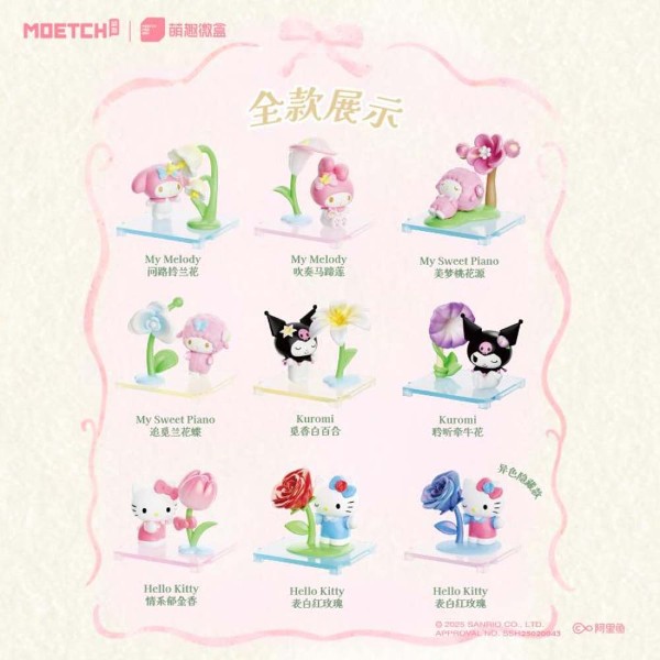 Sanrio - Floral Tale Series Mini Box Micro Blind Box (Single Box ...