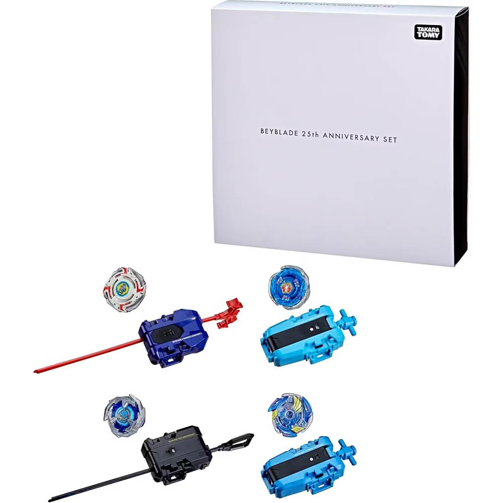 Beyblade X – 25th Anniversary Set History 1999 – 2024 Takara Tomy Tops ...