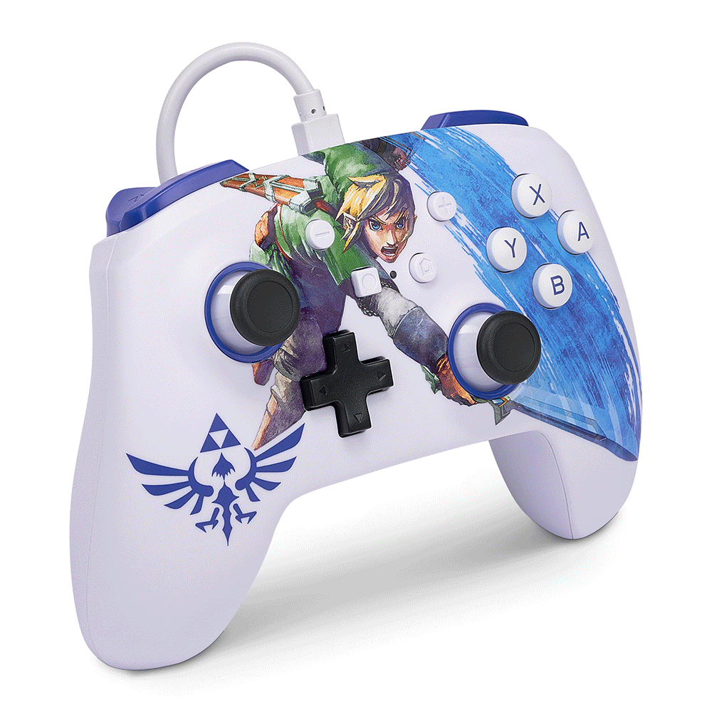 PowerA Nintendo Switch Enhanced Wired Controller - Master Sword Link ...