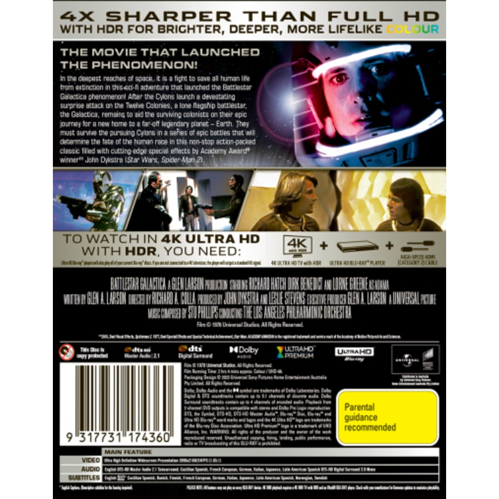 Battlestar Galactica (1978) (4K UHD) - Loot - EB Games Australia