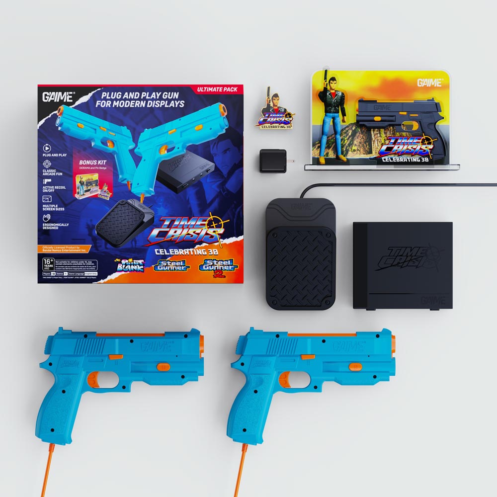 G’AIM’E Time Crisis Gun Controller Set Ultimate Pack (2 Guns) - Loot ...