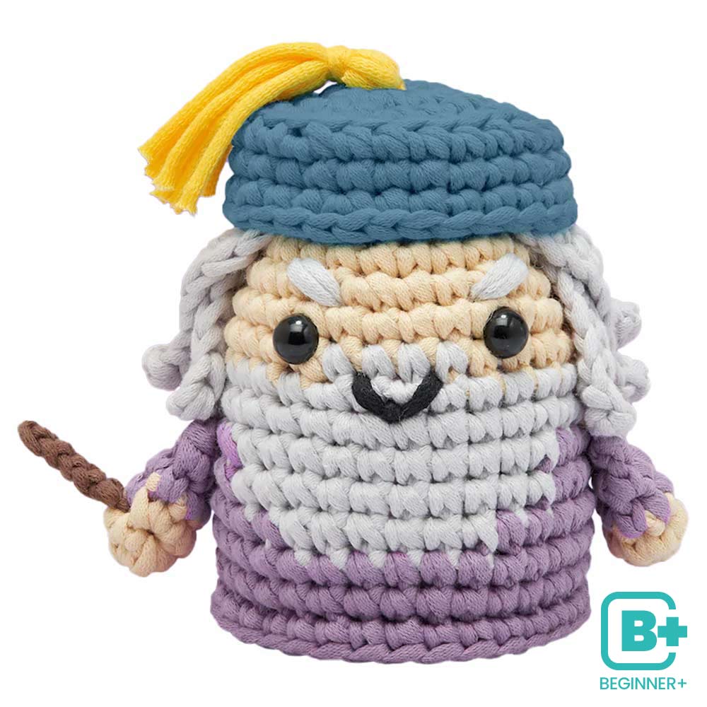 Harry Potter - The WOOBLES Dumbledore Crochet Kit - Toys and ...