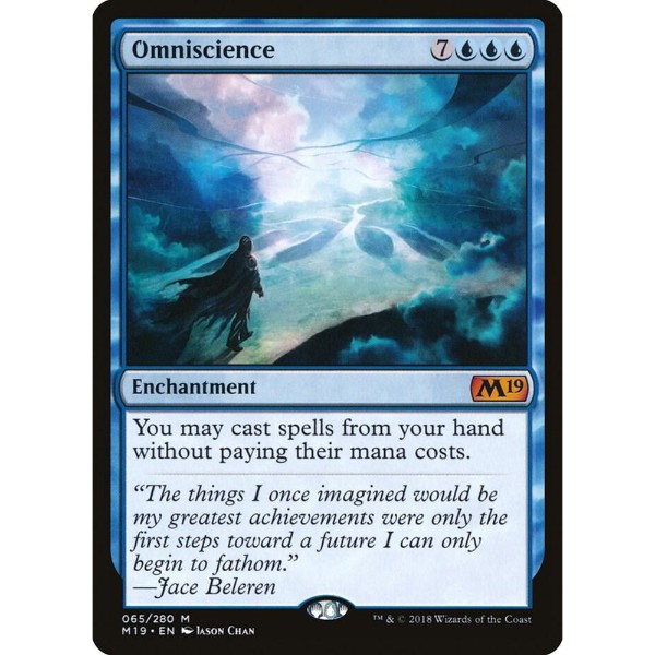 Magic: The Gathering - TCG - Core Set 2019 - Omniscience 65 - Toys and ...