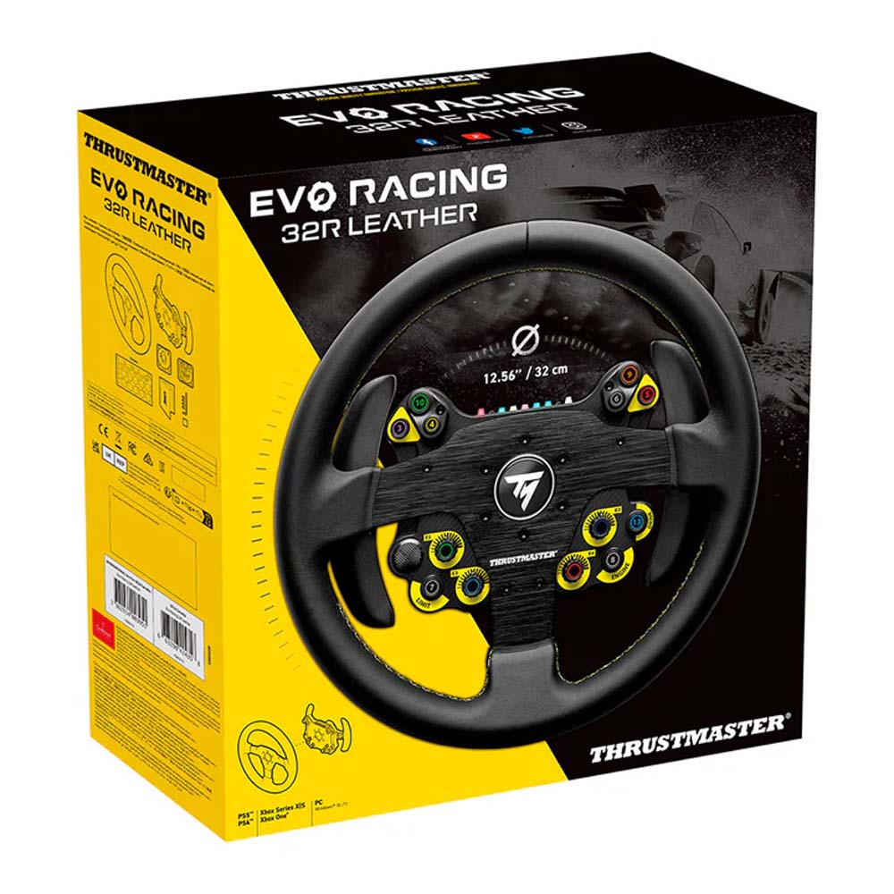 Thrustmaster - EVO Racing 32R Leather Wheel Rim and Detachable Hub for ...