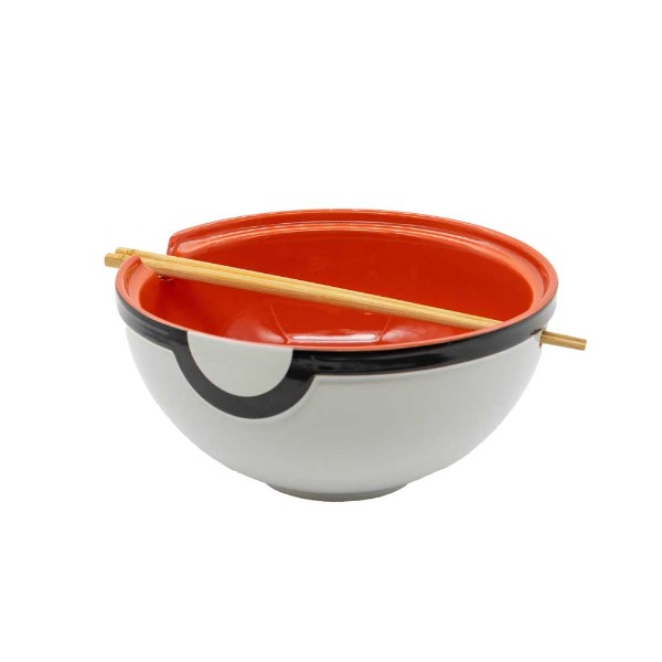 Pokemon - Pokeball Ramen Bowls with Chopsticks 2-Pack - ZiNG Pop Culture