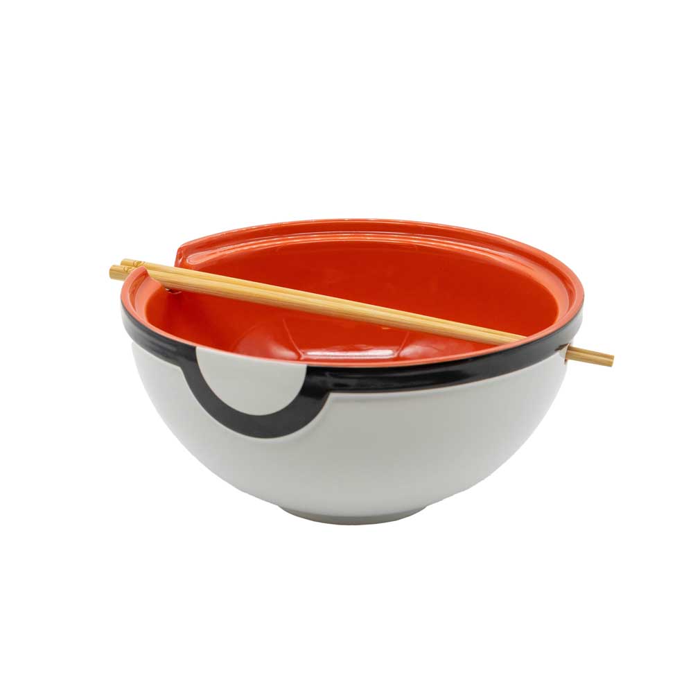 Pokemon - Pokeball Ramen Bowls with Chopsticks 2-Pack - ZiNG Pop Culture