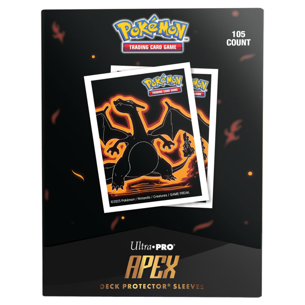 Pokemon - TCG - Neon Kanto APEX Deck Protector Sleeves - Charizard ...