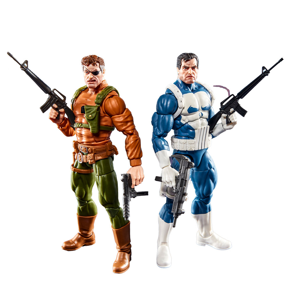 Marvel - The Punisher - Legends Series Punisher & Nick Fury 6" Action ...
