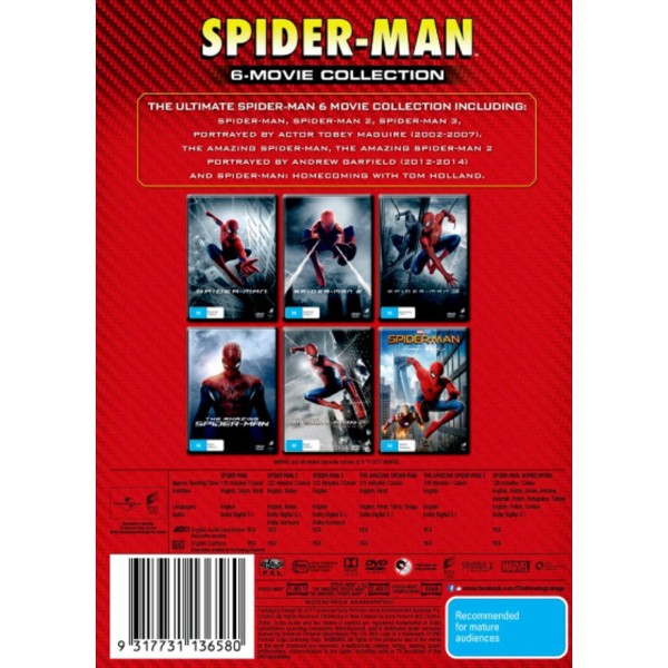 Spider-Man Collection (Spider-Man/Spider-Man 2/Spider-Man 3/Amazing ...