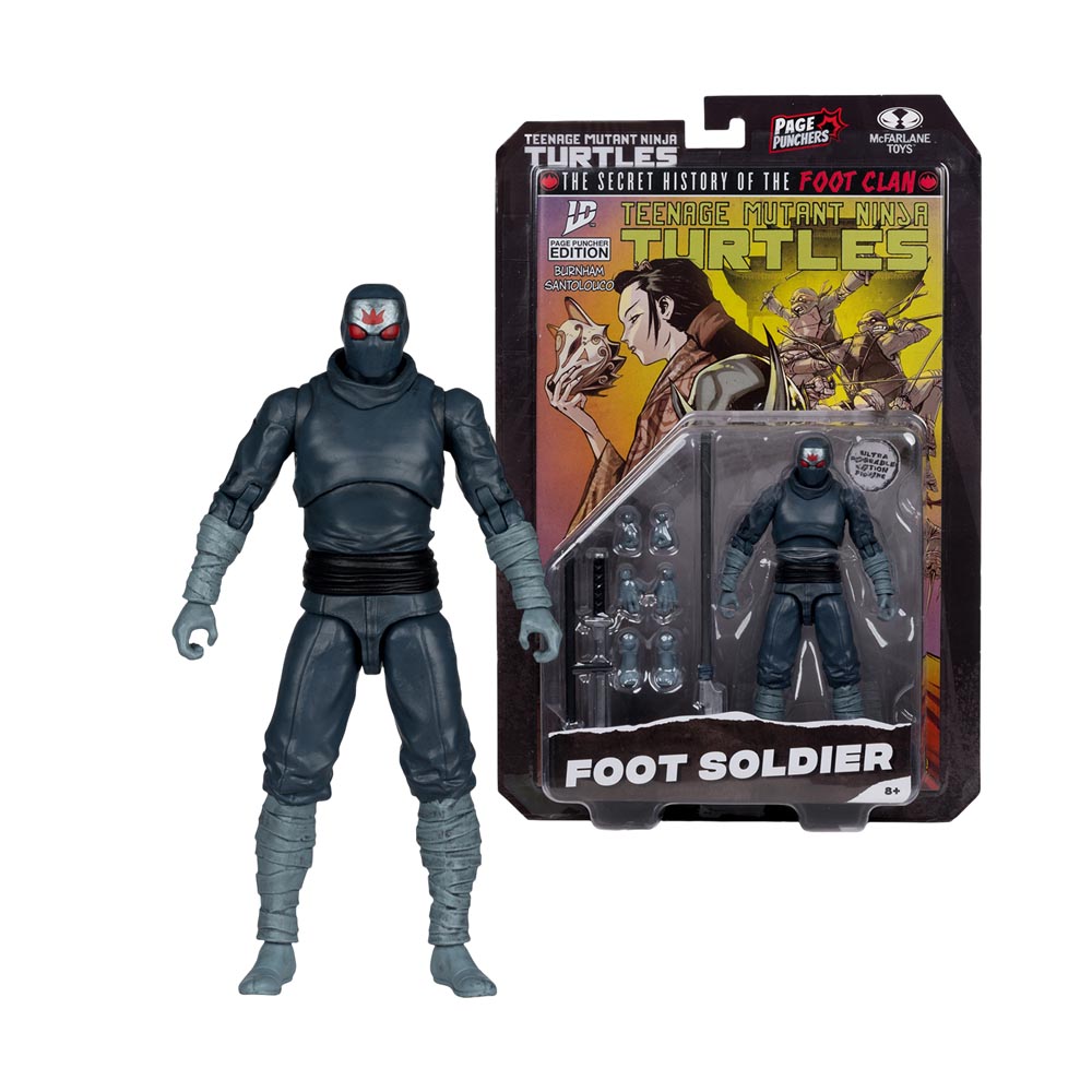 Teenage Mutant Ninja Turtles - Foot Soldier IDW Page Punchers 5" Action ...
