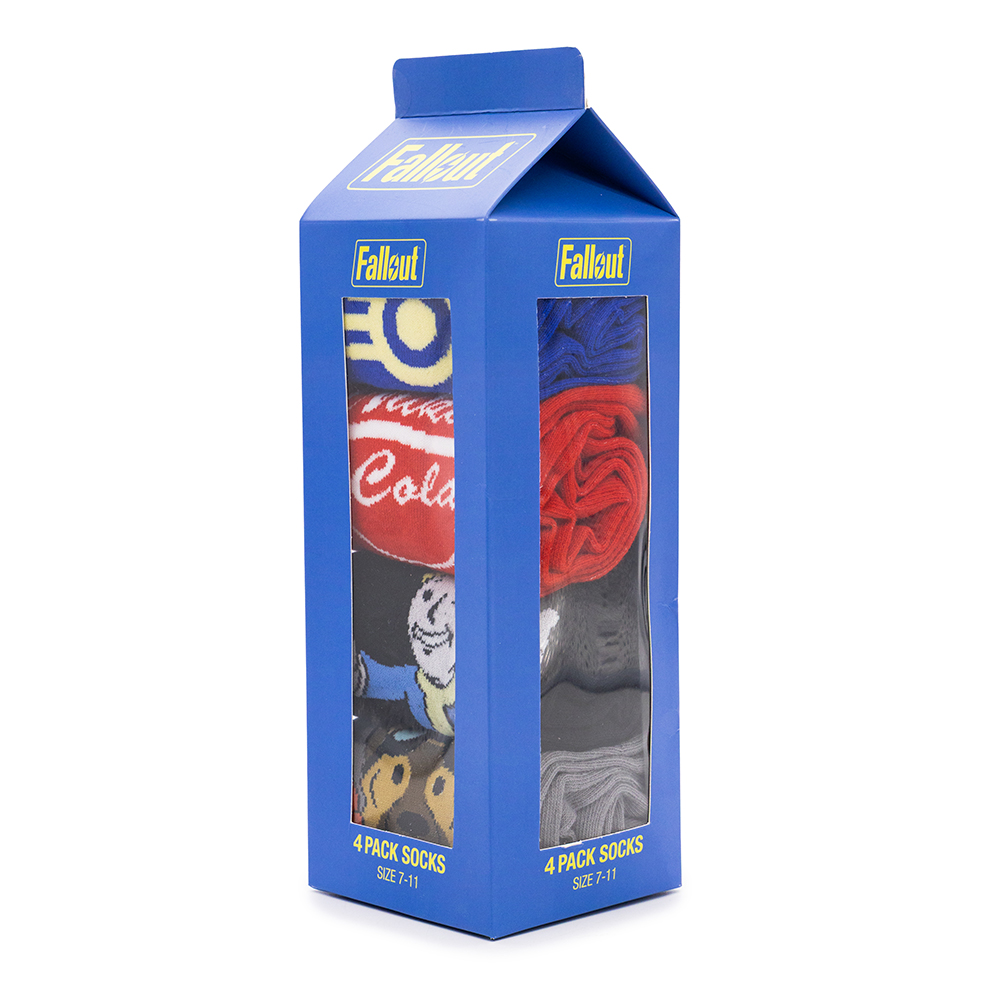 Fallout - Fallout Day Sock 4-Pack - Clothing - EB Games Australia