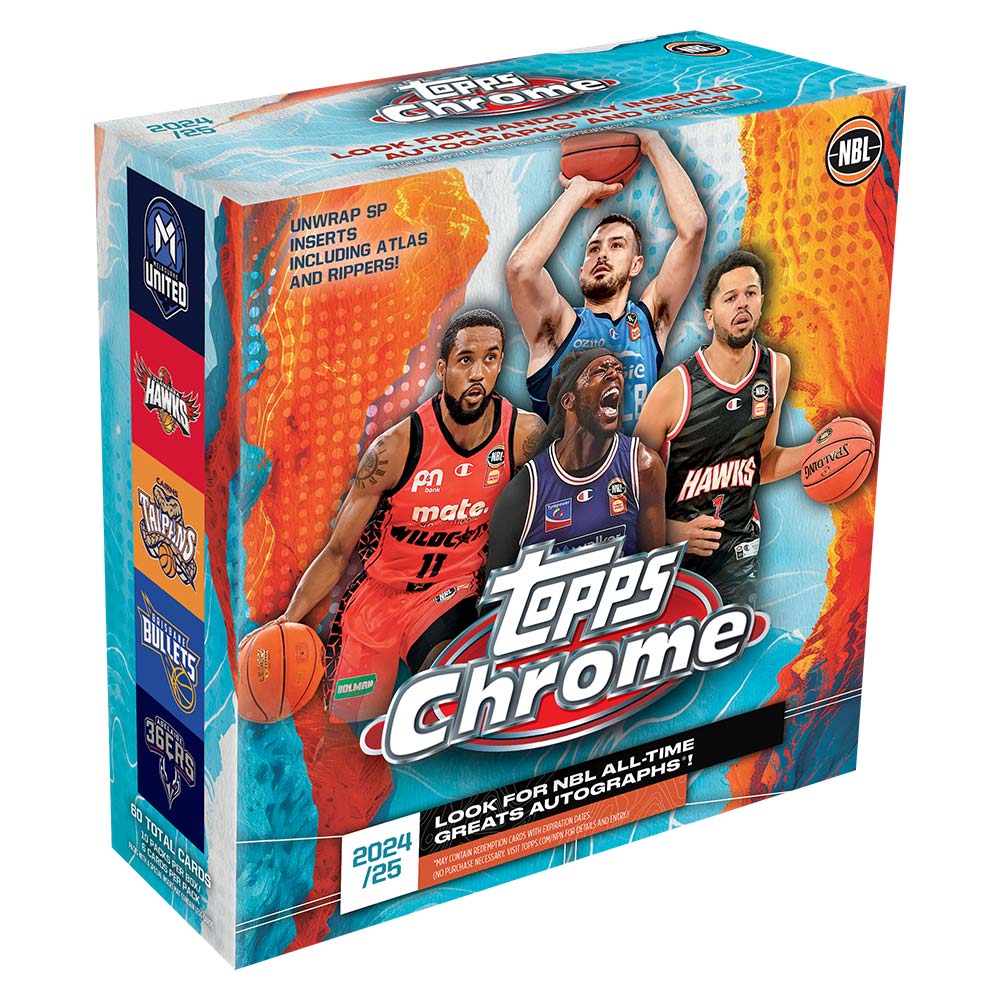 NBL - TC - 2024-25 Topps Chrome NBL Basketball Mega Pack - Toys and ...