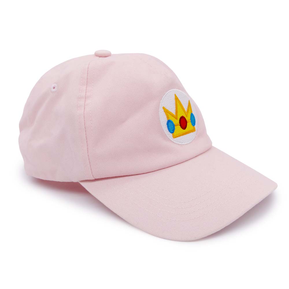 Nintendo - Super Mario Bros - Peach Crown Curved Brim Cap - Loot - EB ...