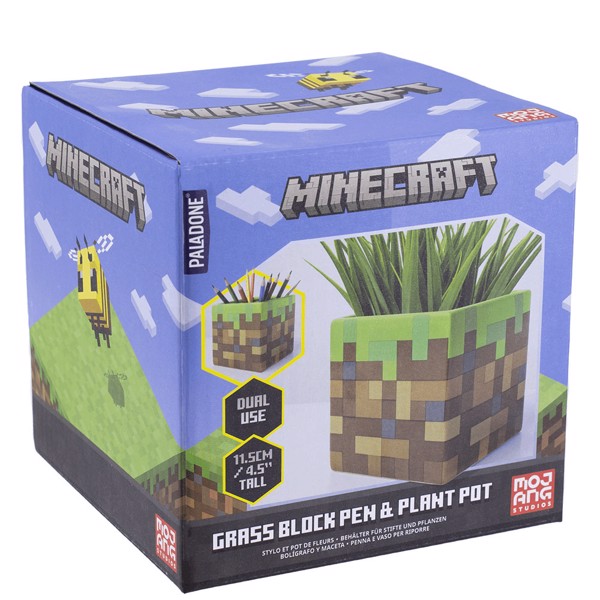 Minecraft - Pen & Plant Pot - Toys and Collectibles - EB Games New Zealand