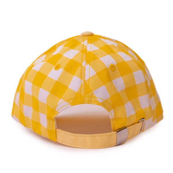 Disney - Winnie The Pooh Picking Flowers Gingham Curve-Brim Cap ...