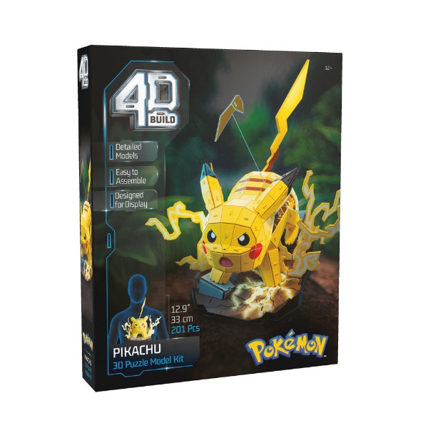 Pokemon - Pikachu 4D Puzzle Model Kit - Toys & Gadgets - ZiNG Pop Culture