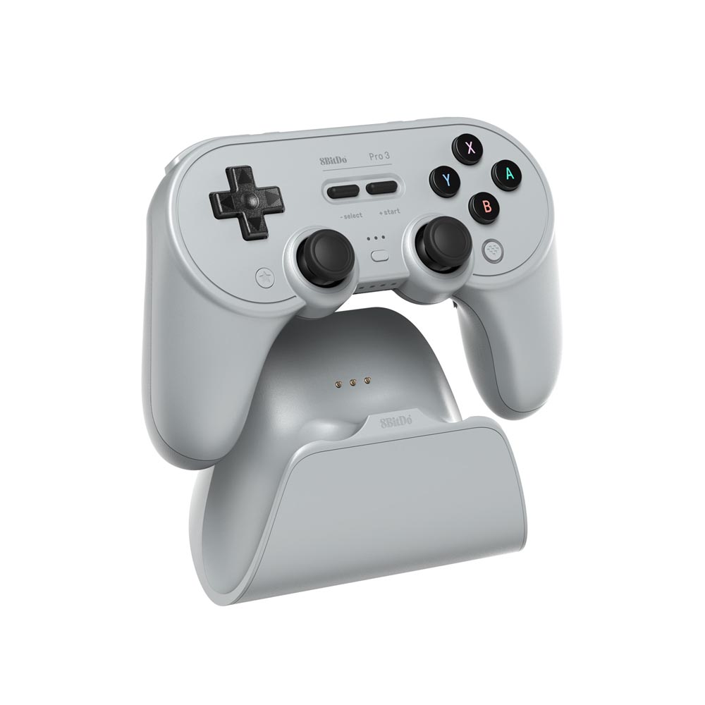 8BitDo Pro 3 Bluetooth Gamepad – Grey - Nintendo Switch - EB Games ...