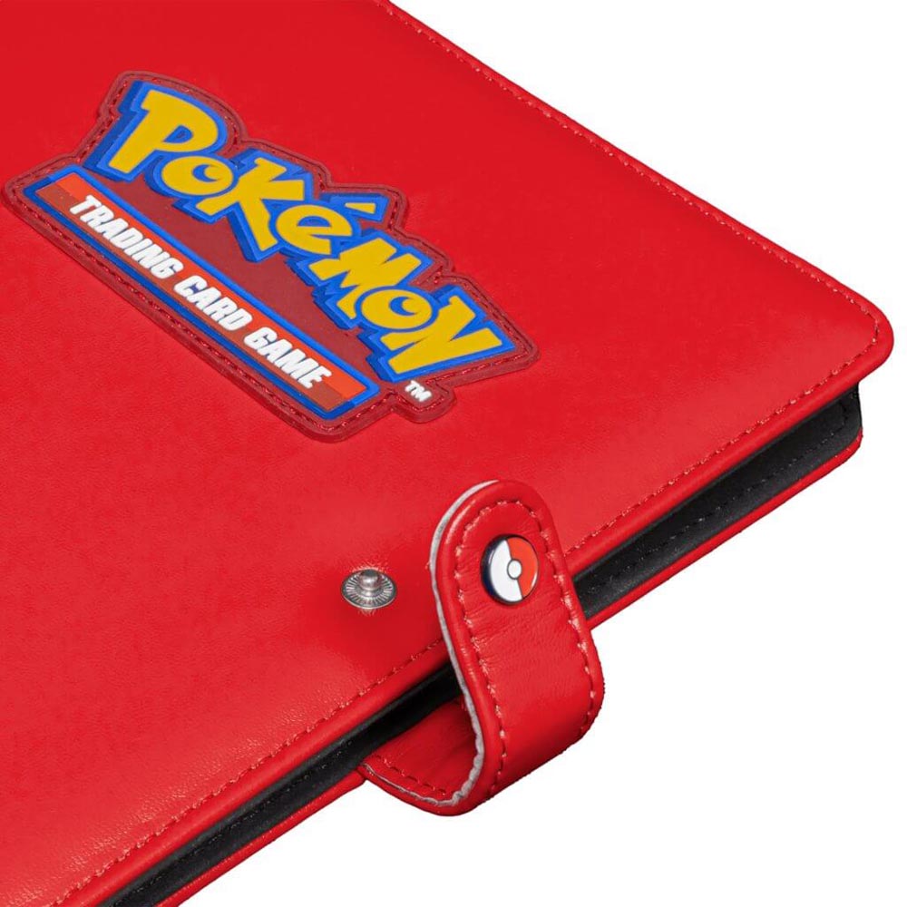 Pokemon - TCG - ULTRA PRO Premium Red Snap 4 Pocket Binder - Toys and ...