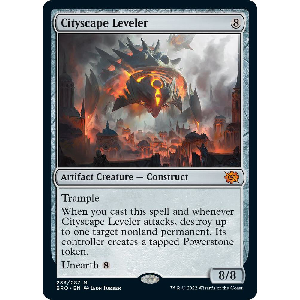 Magic: The Gathering - TCG - The Brothers' War - Cityscape Leveler 233 ...