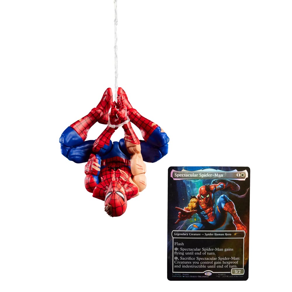 Marvel Legends Series - Magic: The Gathering Battle-Damaged Spider-Man ...