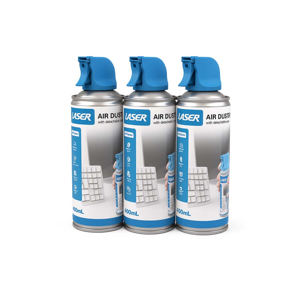 Laser - 400ml Compressed Air Duster Spray 3 Pack - PC - EB Games Australia