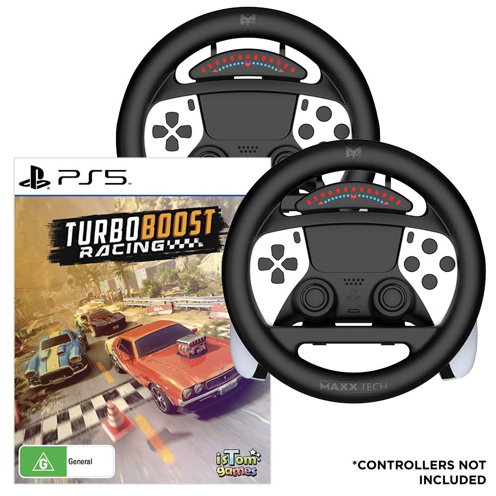 Maxx Tech - Turbo Boost Racing Kit for PlayStation 5 - PlayStation 5 ...