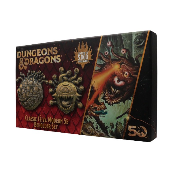 Dungeons & Dragons - 50th Anniversary Beholder Twin Medallion Set ...
