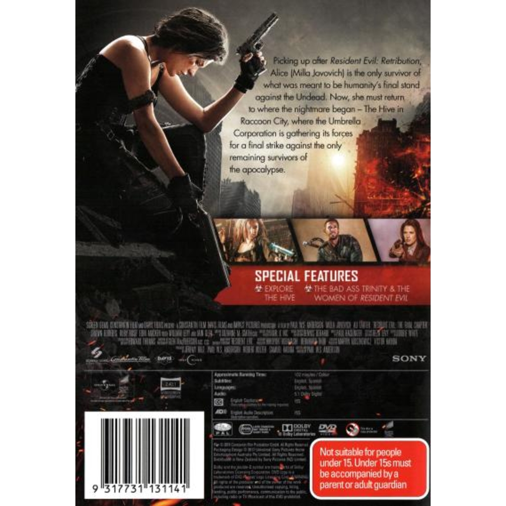 Resident Evil: The Final Chapter - Loot - EB Games Australia